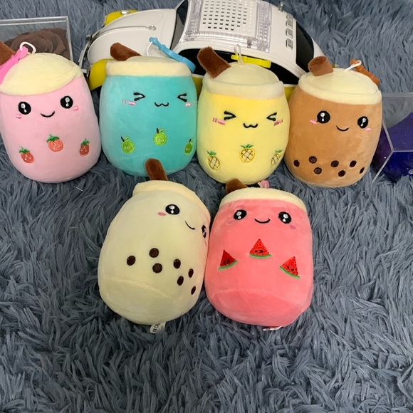 Other | 2 Soft Boba Key Chain | Poshmark